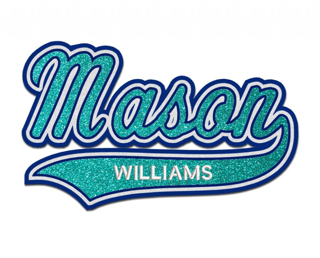 Straight Lettering with Tail - Dilly Letter Jackets