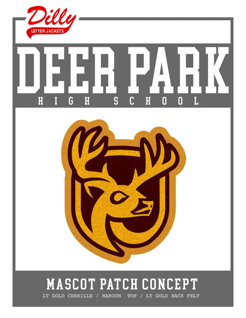 Deer Park High School - Deer - Dilly Letter Jackets